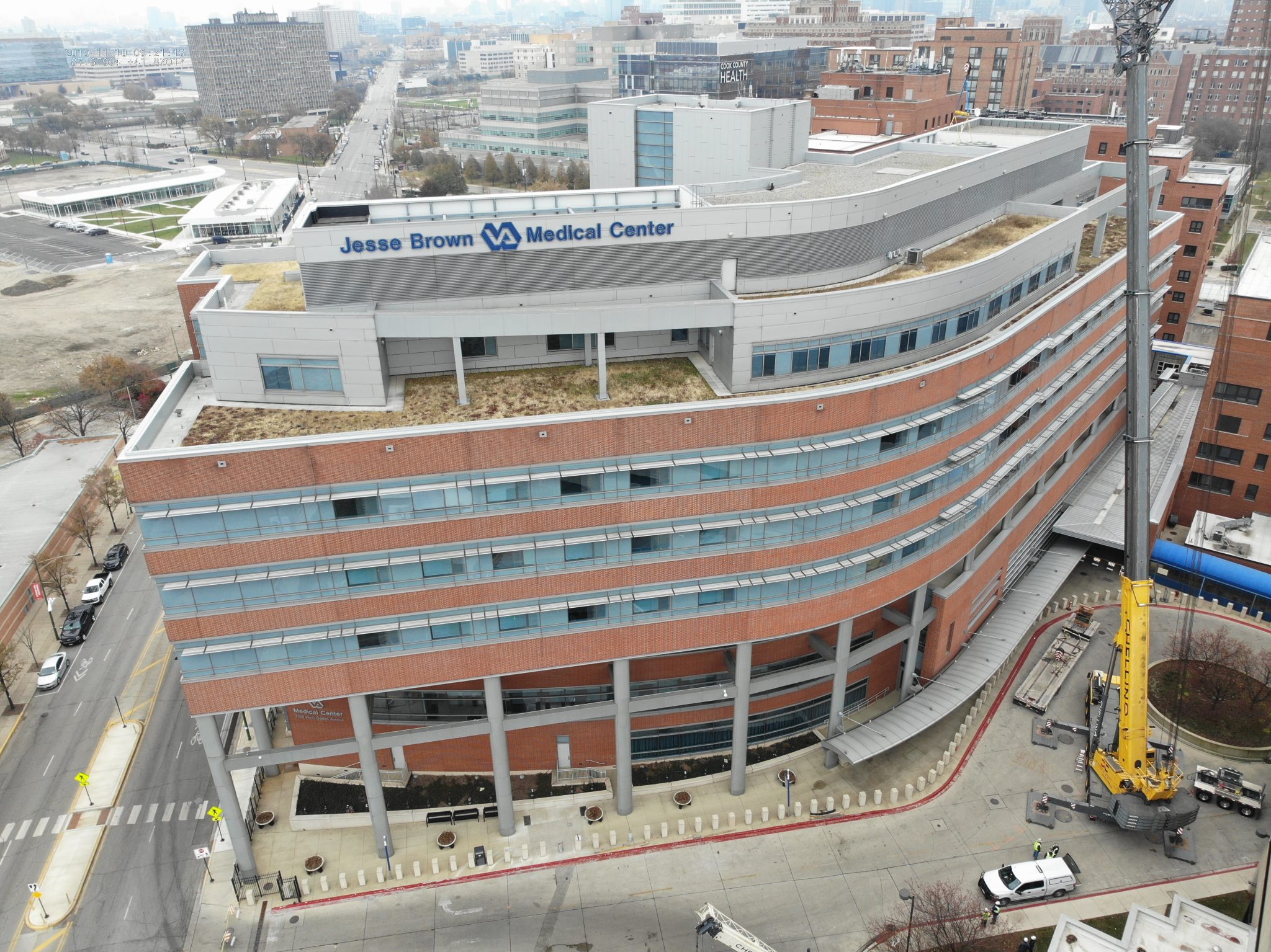 Jesse Brown VA Chicago Facade Inspection - Innovative Engineering Incorporated